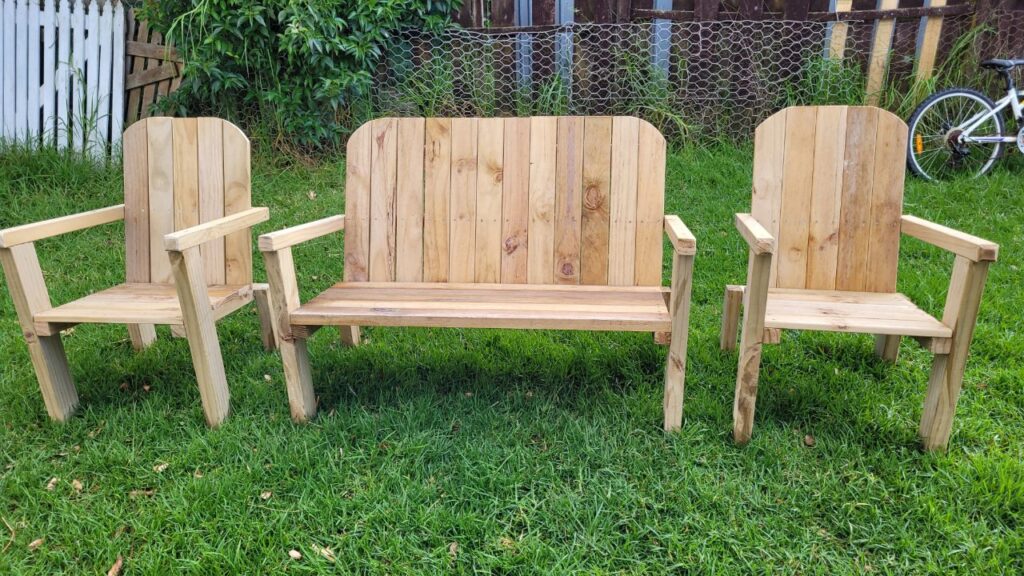 Buy Custom-Made Garden Bench & Chairs - Sturdy & Stylish
